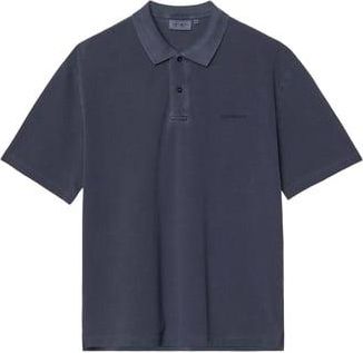Carhartt Work in Progress Polo droit Wayne &agrave; logo en coton
