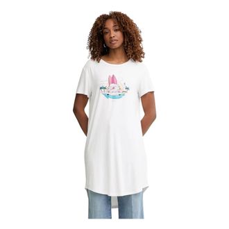 Liu Jo T-shirt en viscose &agrave; imprim&eacute; animal - Femme - Tops - Blanc - Taille: 38 FR