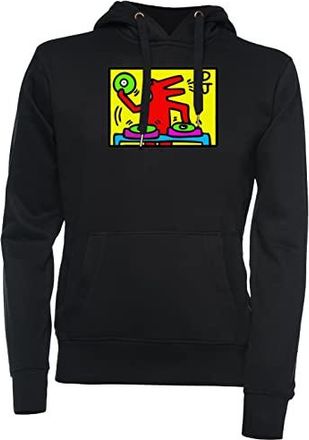 Vendax Vendax The DJ Party Unisexe Sweat &Agrave; Capuche Noir