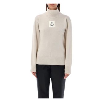 Jil Sander Rollkragenpullover mit einzigartigen Details - - Knitwear - Damen - Wei&szlig; - XS