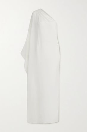 Tom Ford Asymmetrische Robe Aus Seidensatin - Wei&szlig;