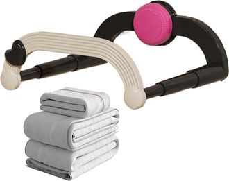 Generico Badezimmergarderobe, Wandregal f&uuml;r Waschbecken, multifunktionales Aufbewahrungsregal f&uuml;r Waschbecken und Dusche, ohne Bohren