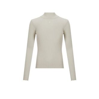 Courr&egrave;ges Pull ajust&eacute; c&ocirc;tel&eacute;