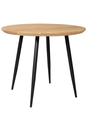 Stylife Esstisch, Schwarz, Akazie, Holz, Metall, Akazie, Hartholz, rund, konisch, 80x76x80 cm, Esszimmer, Tische, Esstische, Esstische rund