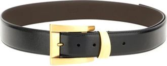 Versace Homme, Accessoires, Noir, Taille: 95 CM Leather Belt 4 cm