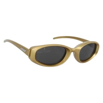 Bottega Veneta Lunettes de soleil vintage doccasion - Femme - Pre-owned - Jaune - Taille: ONE Size
