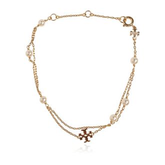 Tory Burch Bracelet avec perles de verre - Femme - Accessoires - Jaune - Taille: ONE Size