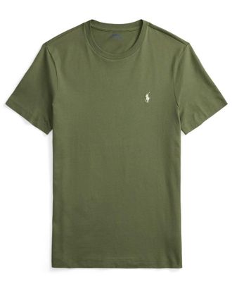 Ralph Lauren Leichtes T-Shirt mit Pony-Stickerei, Custon Slim Fit in