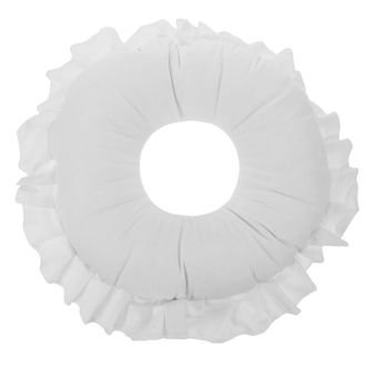 Garneck Massage Gesichtskissen Rundes Gesichtsst&uuml;tzkissen f&uuml;r Spa Liegen mit Waschbarem Bezug und St&uuml;tzendem Schaumstoffkern f&uuml;r Bauchlage und Nackenkomfort