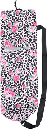 IFUNDOM Yogamattentasche aus Canvas mit Zugband und Printmuster f&uuml;r Unisex Sport und Fitness Strapazierf&auml;hige Tragetasche mit Verstellbarem Schultergurt