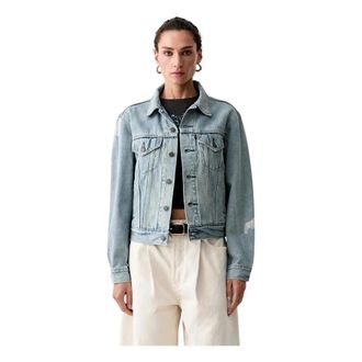 Levi's Road Worn Trucker x Pride - - Jackets - Damen - Blau - L