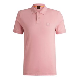 HUGO BOSS Homme, Tops, Rose, Taille: L Polo Slim Fit avec fermeture courte
