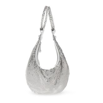 Versace Metal Mesh Mini Bag - - Bags - Damen - Grau - ONE SIZE
