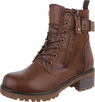 Ital-Design Schn&uuml;rstiefelette