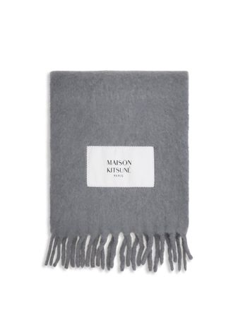 Maison Kitsun&eacute; Alpaca Gradient Scarf - Gray