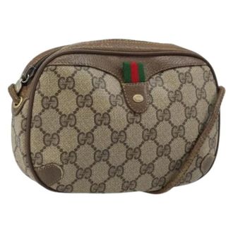 Gucci Sac bandouli&egrave;re GG Canvas Vintage Pre-owned - Femme - Pre-owned - Beige - Taille: ONE Size