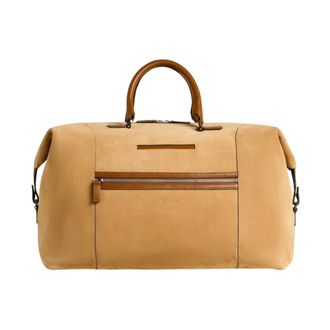 Kiton Homme, Sacs, Brun, Taille: ONE Size Sac de voyage Week-End en Daim