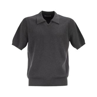 Brunello Cucinelli Polo Shirts - - Tops - Herren - Grau - XL