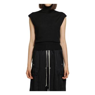 Rick Owens Femme, Pulls, Noir, Taille: 38 FR Hauts sans manches