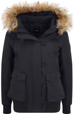 Oxmo Acila Damen Winterjacke Damenjacke Jacke, Größe:L, Farbe:Black (194007)