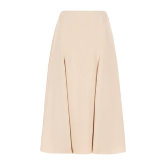 Fendi Seidenrock - - Skirts - Damen - Beige - XS