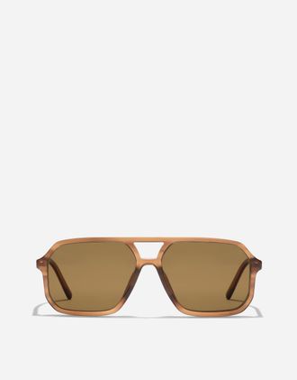 Dolce & Gabbana Everyday Sunglasses - Frau Neuheiten Transp Brown On Striped Brown Onesize