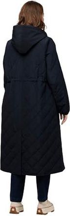 Ulla Popken Light Padded Coat Manteaux, Bleu Marine, 52-54 Femme