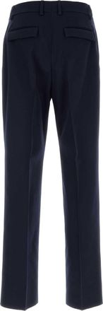 Ferragamo Wool Trousers - Navy