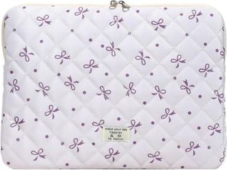 Generic Sac &agrave; manches dordinateur portable Flower Notebook Bo&icirc;te de couverture de couverture Couvrette Tablet Sac &agrave; trait de choc (violet L) (Purple L)