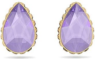 Swarovski Clous doreilles Orbita, Taille goutte, Multicolores, Placage de ton or