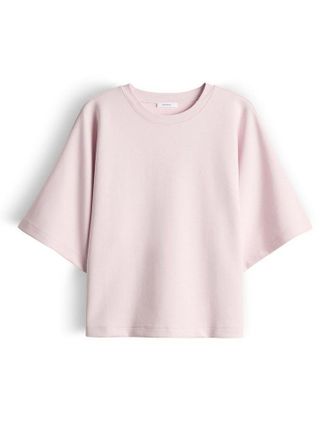 OPUS Sweatshirt Relaxed geschnittenes Sweatshirt aus Baumwoll-Mix Verk&uuml;rzte L&auml;nge, lockerer Boxy Fit f&uuml;r Alltag und Freizeit