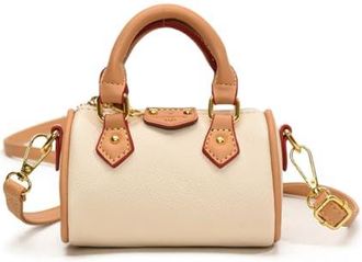 Generic Exquis Mini petit sac &agrave; main cylindrique haut de gamme pour femme Sac &agrave; bandouli&egrave;re &agrave; une &eacute;paule, blanc, 1