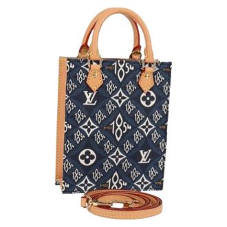 Louis Vuitton Pre-owned Petit Sac Plat Hand Bag - - Pre-owned - Damen - Blau - ONE SIZE
