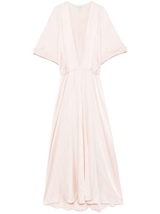 Forte_Forte Robe en satin de soie à manches mi-longues 13584mydress