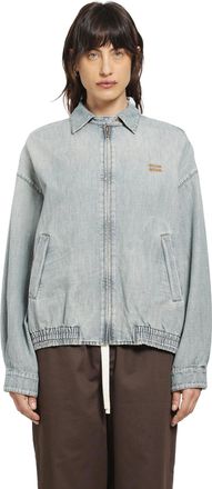Miu Miu Chambray Blouson Jacket