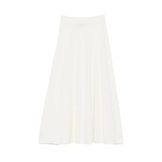 Fabiana Filippi Strickrock in A-Linie - - Skirts - Damen - Wei&szlig; - XS