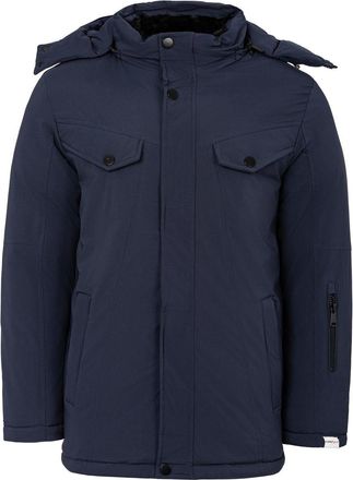 Lee Cooper Steppjacke f&uuml;r Herren, mit Kapuze (Marine)