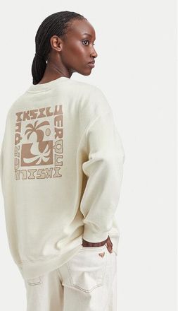 Quiksilver Sweatshirt EQWFT03188 Hellbeige Oversize