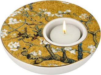 GOEBEL Kerzenhalter Mandelbaum Gold Vincent Van Gogh Artis Orbis