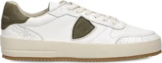 Philippe Model Nice Leather-panelled Sneakers