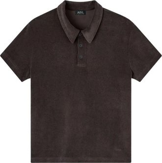 A.P.C. A.p.c., Homme, Tops, Brun, Taille: 2XL Coewt-H26563 Polo