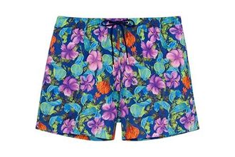 HOM Homme Short Balata Slips De Bain, Navy Print, XXL EU