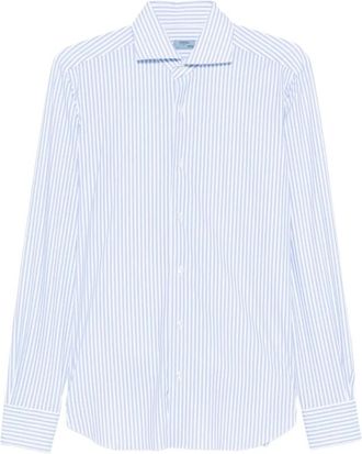 Barba Homme, Chemises, Bleu, Taille: 2XL Camicia a righe