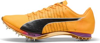 Puma Chaussures dathl&eacute;tisme &agrave; crampons evoSPEED 400 NITRO Elite 2 Unisexe, Chaussures, Orange, 40.5