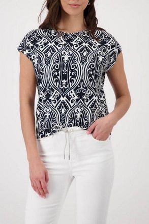 Monari Klassische Bluse 410591 fliessend