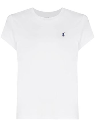 Polo Ralph Lauren t-shirt en coton &agrave; logo Polo Pony - Blanc