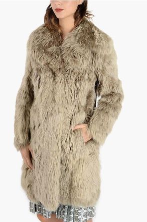 Maison Margiela MM1 Alpaca Fur Coat size 38