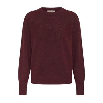 Cream CRJunah Pullover - Femme - Pulls - Rouge - Taille: 42 FR