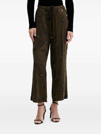 Pedro del Hierro Hose mit Kordelzug - Braun