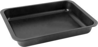 Zenker Ofenbackform (40 x 6 x 29 cm) SPECIAL COOKING, rechteckige Ofenform mit Antihaftbebeschichtung, Backform mit extra hohem Rand (Farbe: Schwarz), Menge: